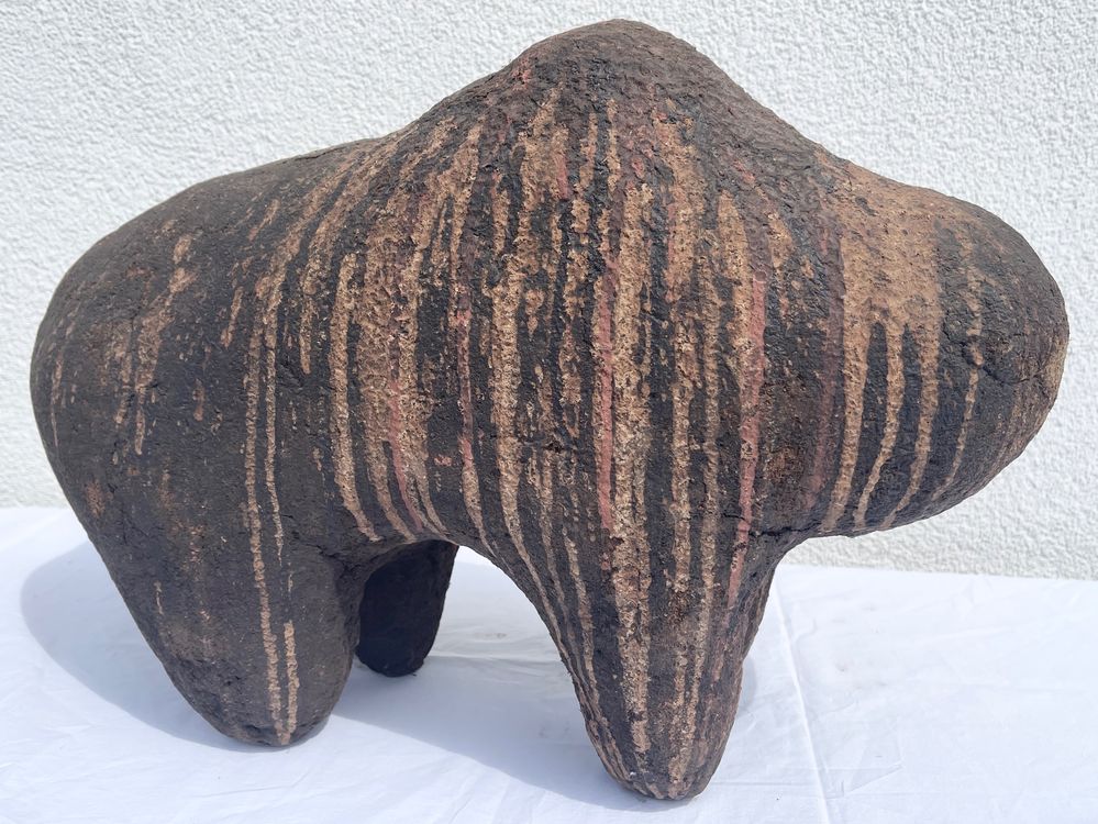 XXL seltener alter Boli Wantie Büffel Bamana Mali 50 cm Kg 6 (Gebraucht ...