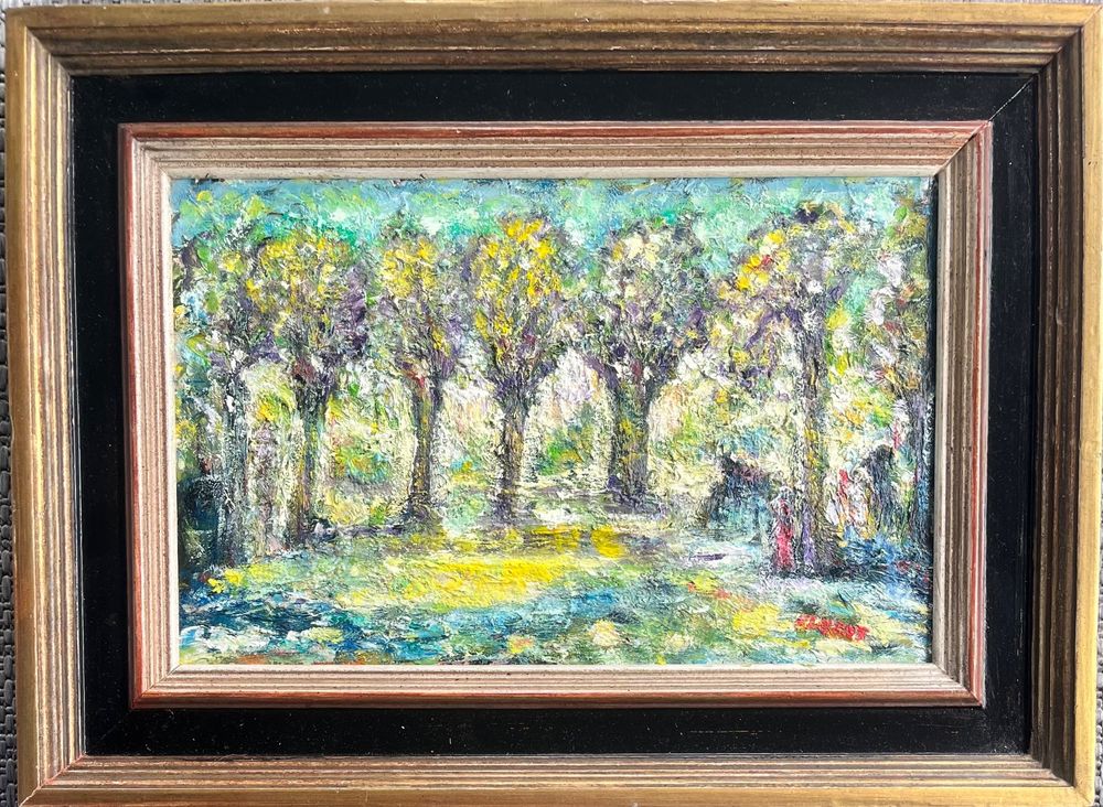 Lech Klekot (1953) Wald Szene Gemälde | Kaufen auf Ricardo