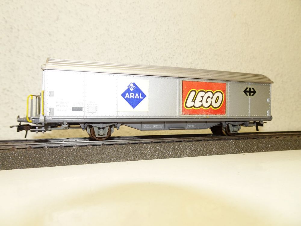 Roco Güterwagen SBB 124-9 Aral Lego HO (6) | Kaufen auf Ricardo