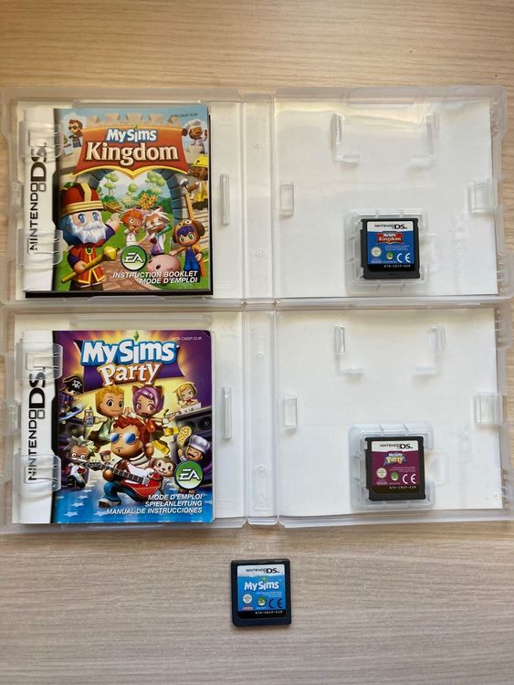 Nintendo DS Lite mit OVP und My Sims Games in TOP Zustand (Gebraucht ...