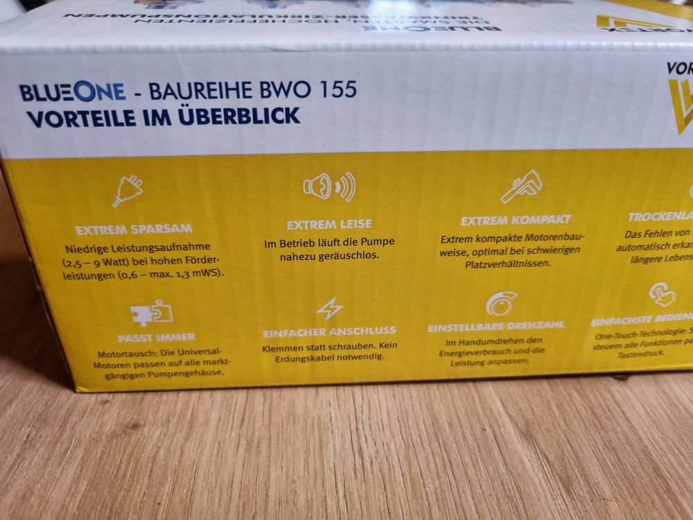 Zirkulationspumpe Vortex BWO 155 V SL (Neu und originalverpackt) in ...