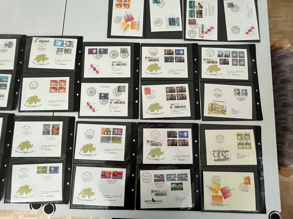 Album Schweiz mit 108 FDC/Sonderbriefe von 24.7.1995-1.5.96 (Gebraucht) in Murgenthal für CHF 5 ...