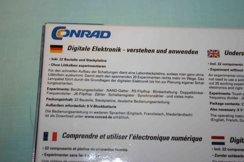 2 Elektronik Bausätze zum Lernen (Conrad). (Neu (gemäss Beschreibung)) in Cadenazzo für CHF 8 ...
