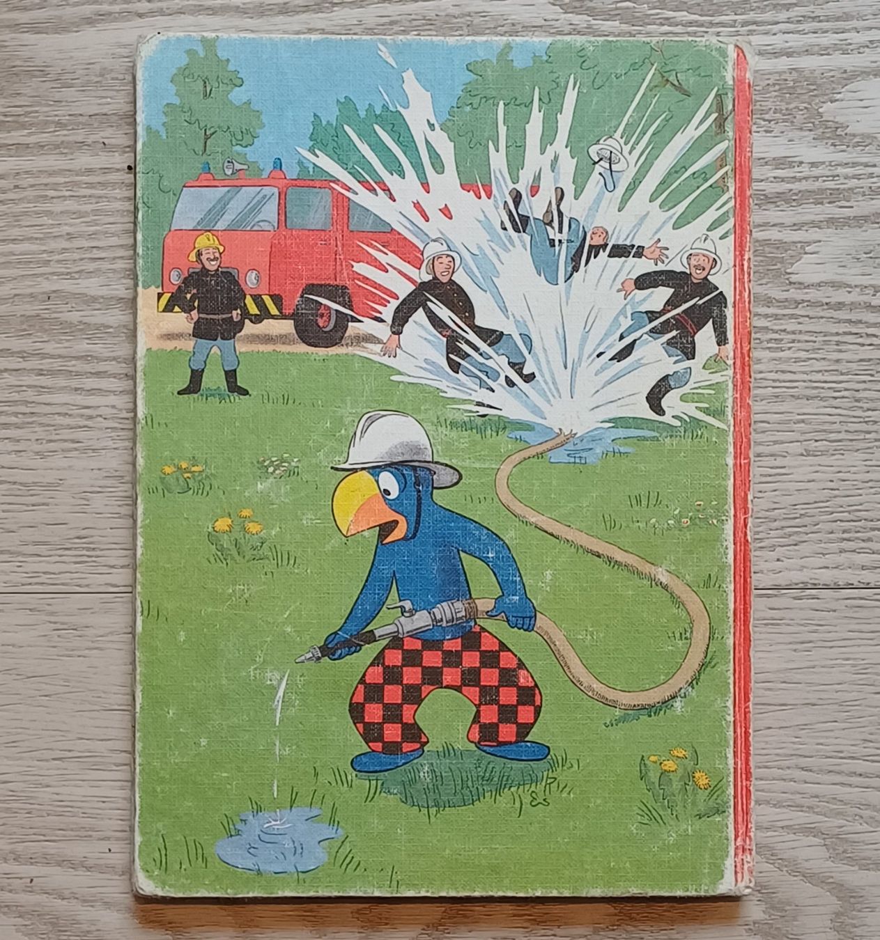 1.Auflage GLOBI BEI DER FEUERWEHR 1985 (nicht ausgemalt) (Gebraucht) in ...