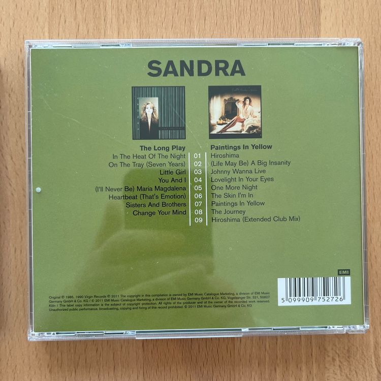 4 CDs von Sandra im günstigen Set | Kaufen auf Ricardo