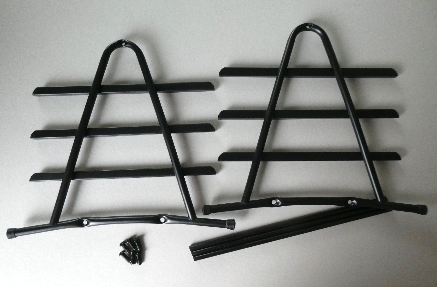 Kompakter Dokument-Organizer, 3 Ablage-Körbe, Metall schwarz (Neu ...