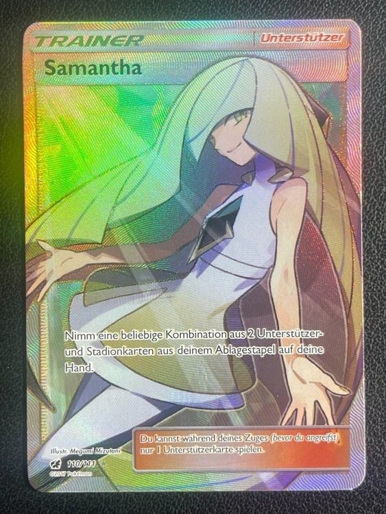 Samantha 110/111 Ultra Rare Full Art Pokémon Crimson Invasio | Kaufen ...