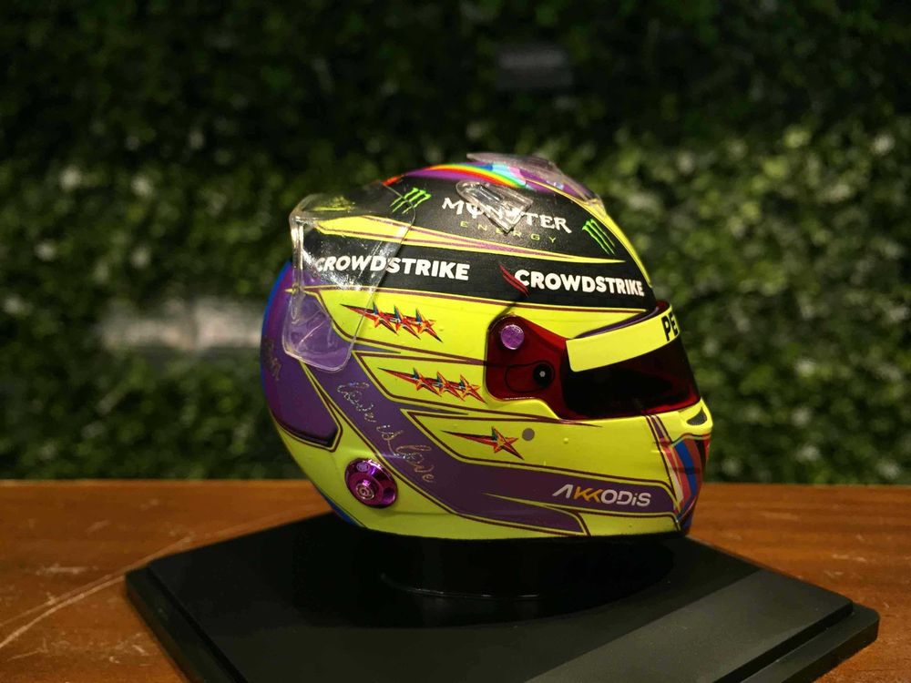 Lewis Hamilton Mercedes AMG Formel 1 Helm 1:5 - Kanada 2022 (Neu und ...