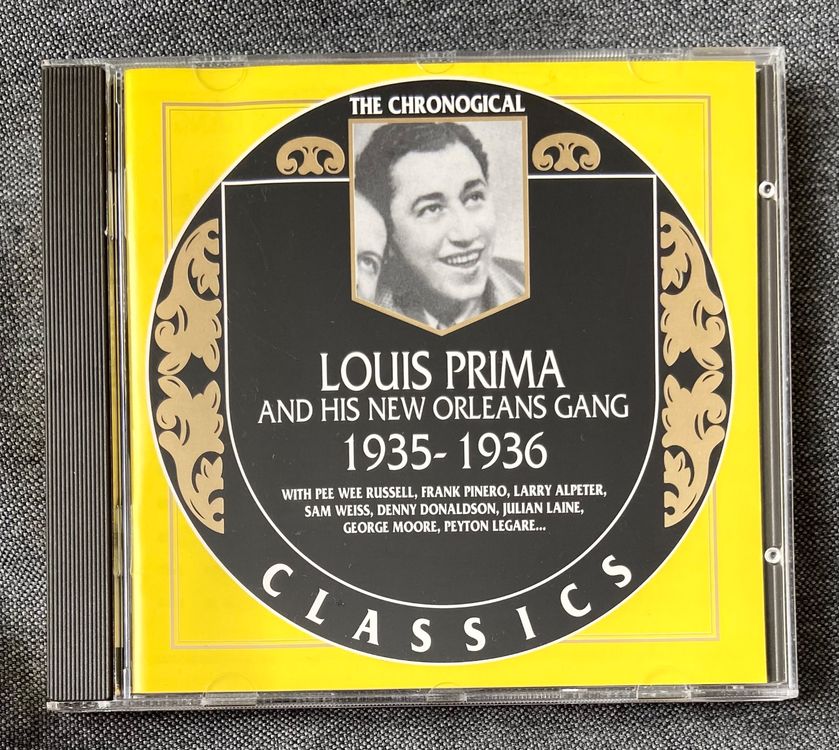 Louis Prima & Orleans Gang CD Jazz Chronogical 1935–1936 (Gebraucht) in ...