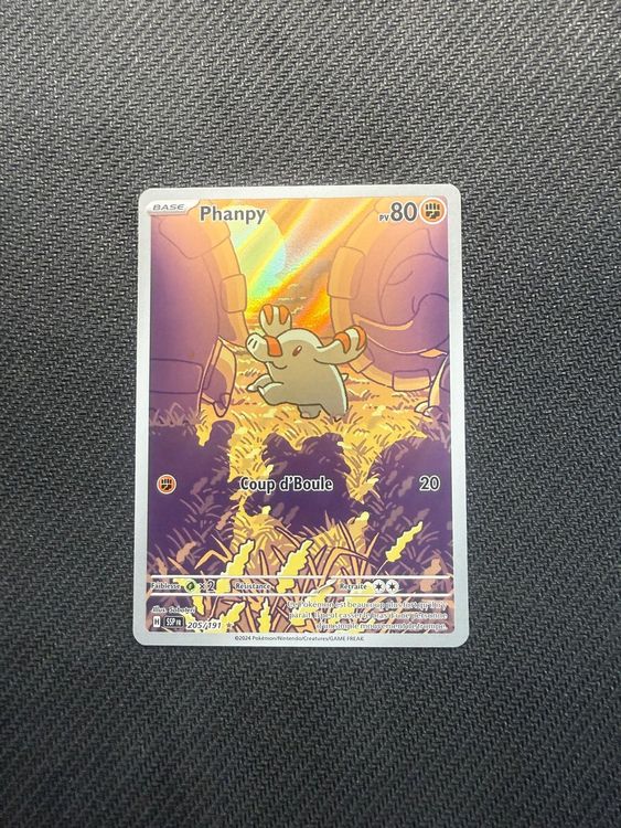 Carte Pokémon Phanpy AR - EV08 205/191 - FRANCAIS (Neuf (Voir ...