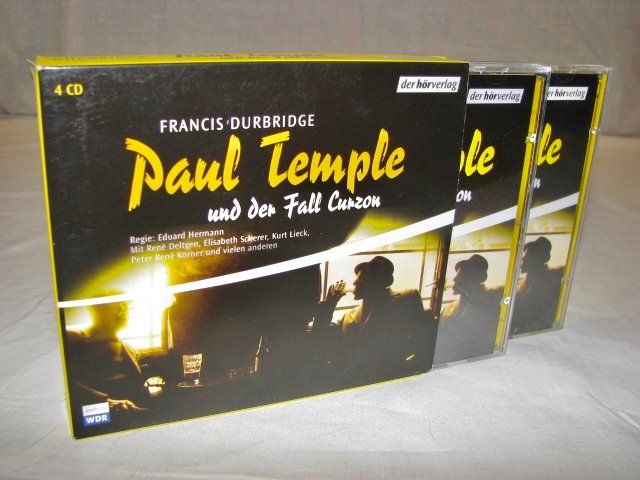 Paul Temple Der Fall CURZON Francis Durbridge Box-Set 4 CDs (Neu ...