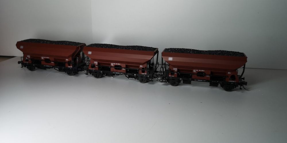 3 x Roco 46132 Seitenentladewagen DB H0 GS OVP | Kaufen auf Ricardo