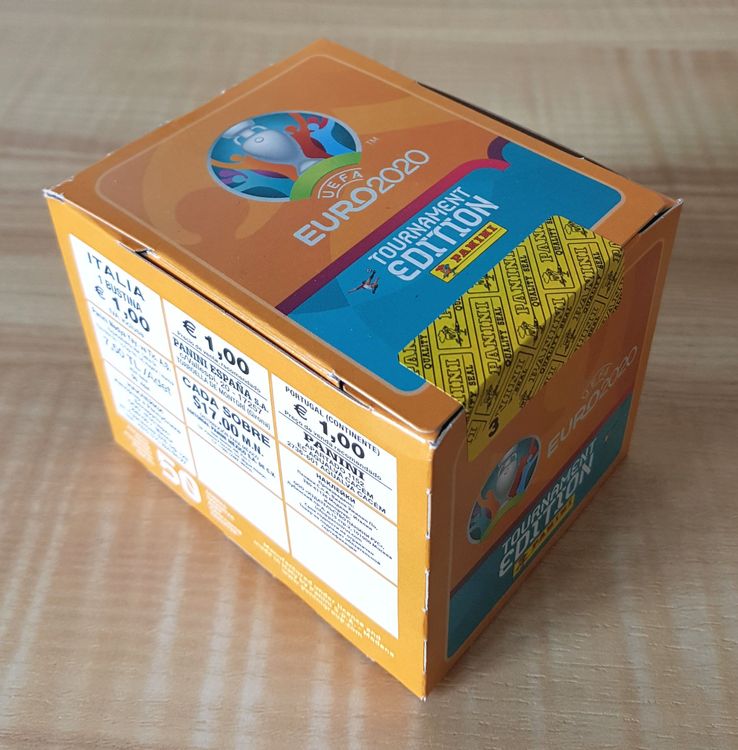 Panini Euro 2020 Tournament Edition Orange Box (50 Tüten) (Neu und ...