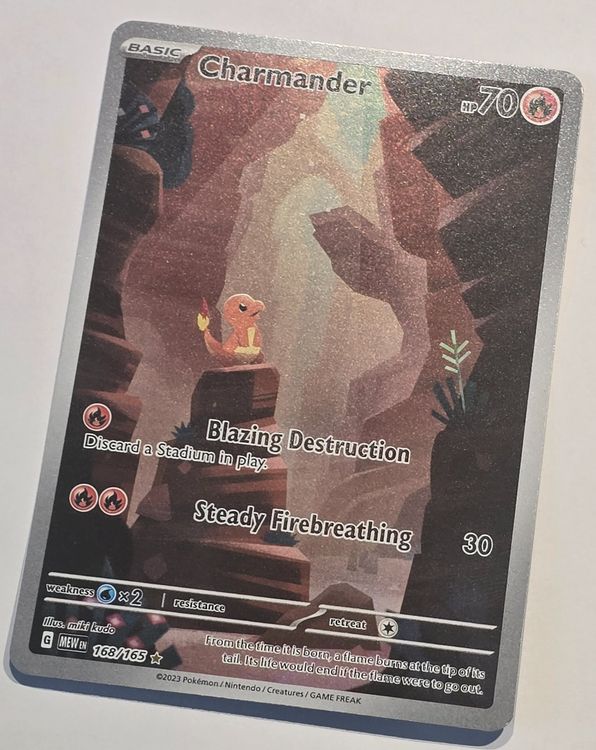 🇬🇧 Pokemon 151 》Charmander 169/165 (Neu (gemäss Beschreibung)) in ...