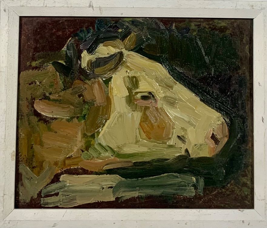 Ernst Büchner (1886-1951) Kuhkopf Gemälde (Gebraucht) in Root für CHF ...