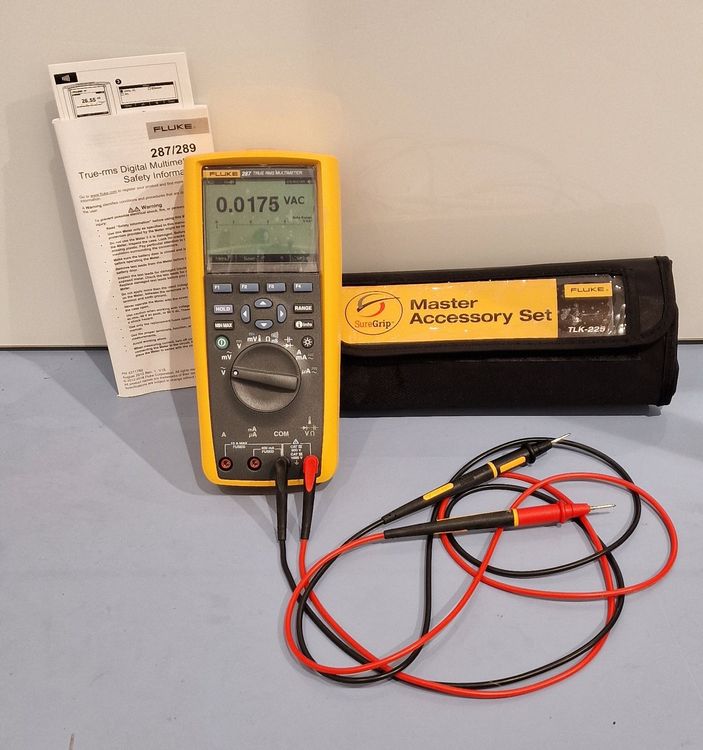 Hand-Multimeter digital 287/EU mit Messltg.-Set TLK (Fluke) (Neu und ...