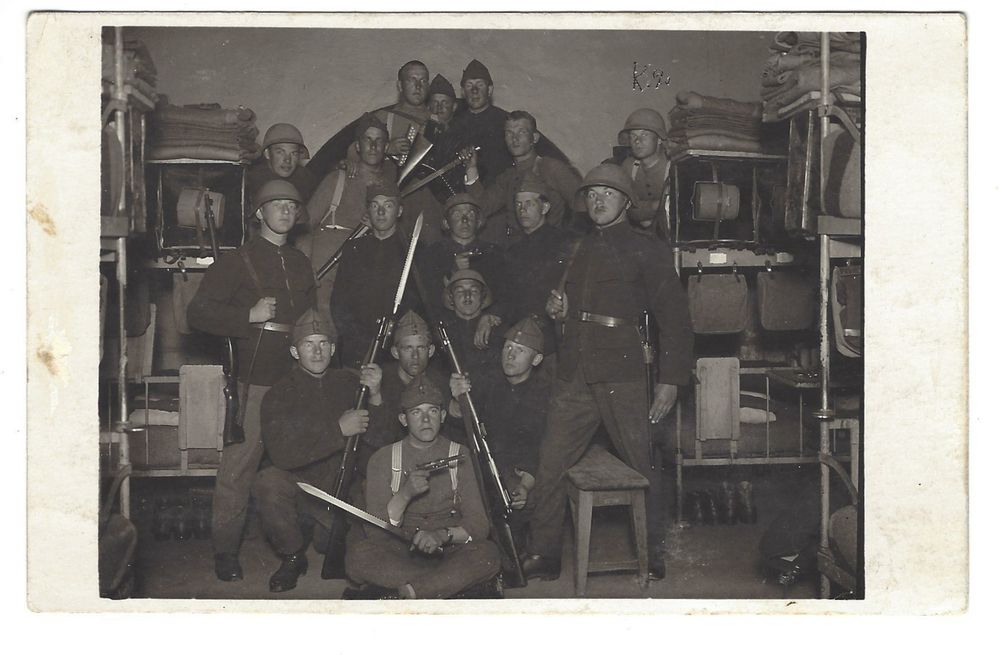 AK Fotokarte Militär Schweizer Armee Soldaten Kantonnement (Gebraucht) in Frauenfeld für CHF 19. ...