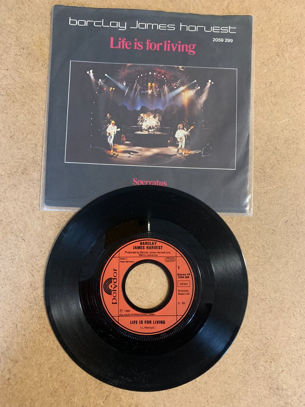 Barclay James Harvest - Life is for Living Single Vinyl (Gebraucht) in ...