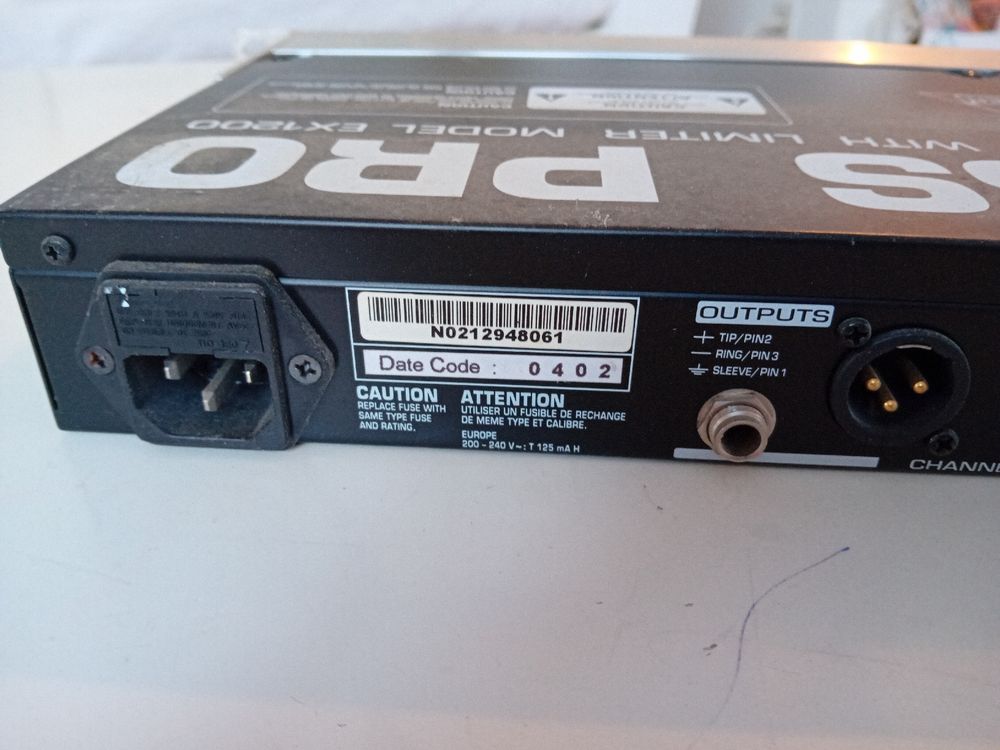 Behringer Ultrabass Pro EX1200 | Kaufen auf Ricardo