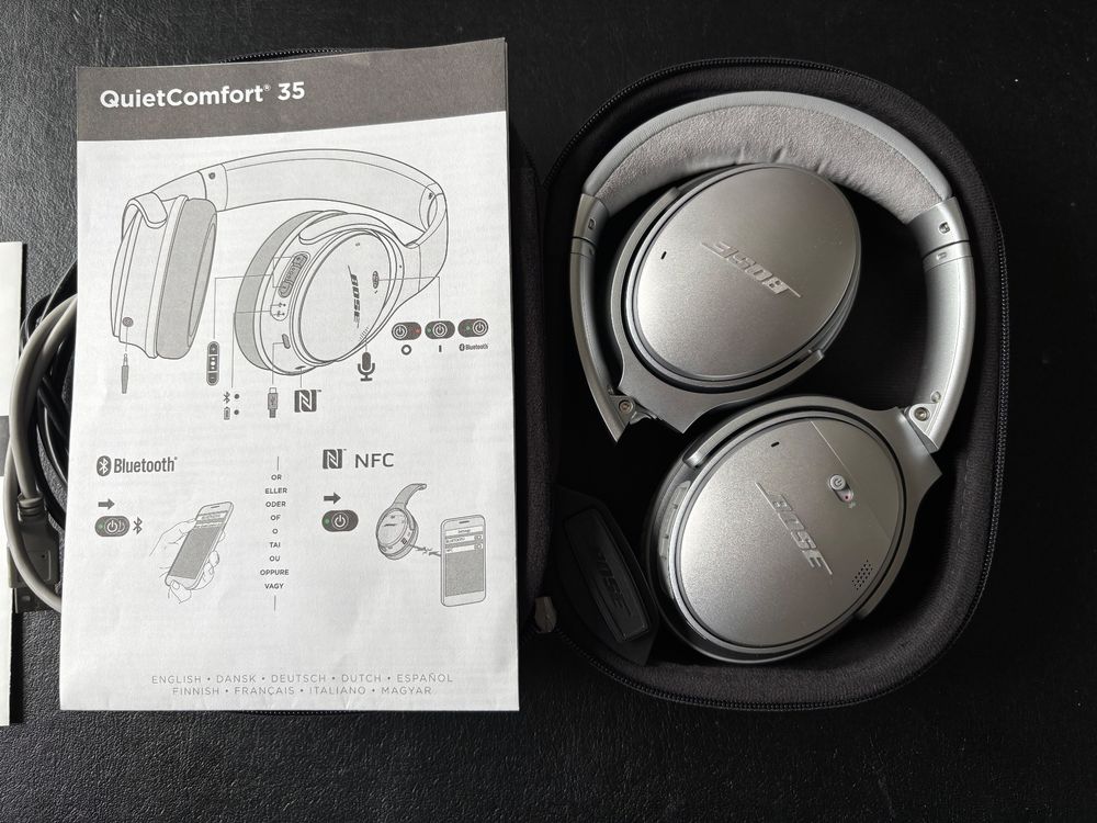 Bose QuietComfort 35 (QC35) Silber - Top Zustand (Gebraucht) in ...