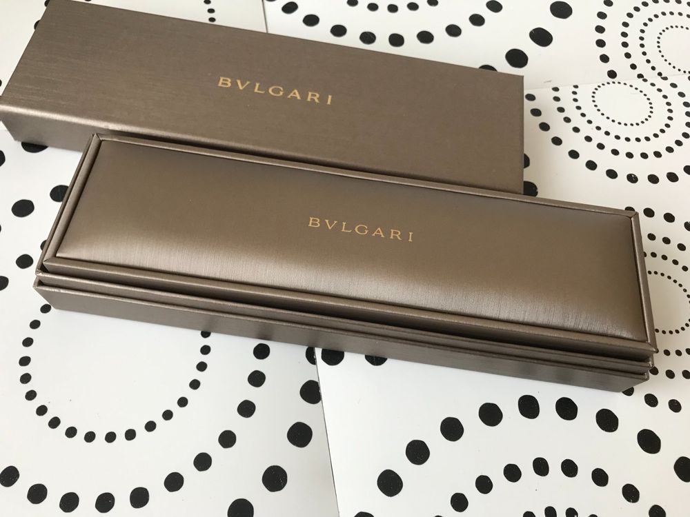 BULGARI BVLGARI ORIGINAL - WATCH CASE BOX ECRIN - NEW !!! (Neu und ...