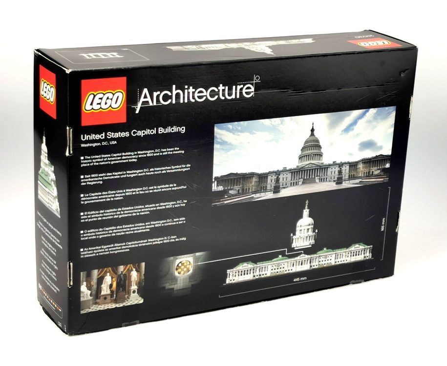 Lego Architecture United States Capitol Building 21030 (Neu und ...