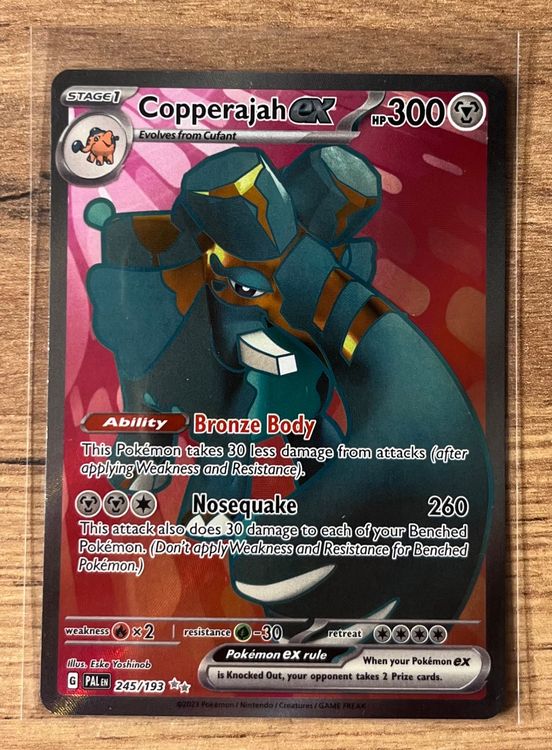 Copperajah EX FULL ART 245/193 Pokemon Paldea Evolved | Kaufen auf Ricardo Copperajah EX FULL ART 245/193 Pokemon Paldea Evolved | Kaufen auf Ricardo