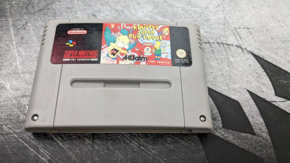 Krusty's Super Fun House Simpsons - Nintendo SNES Spiel PAL (Gebraucht ...