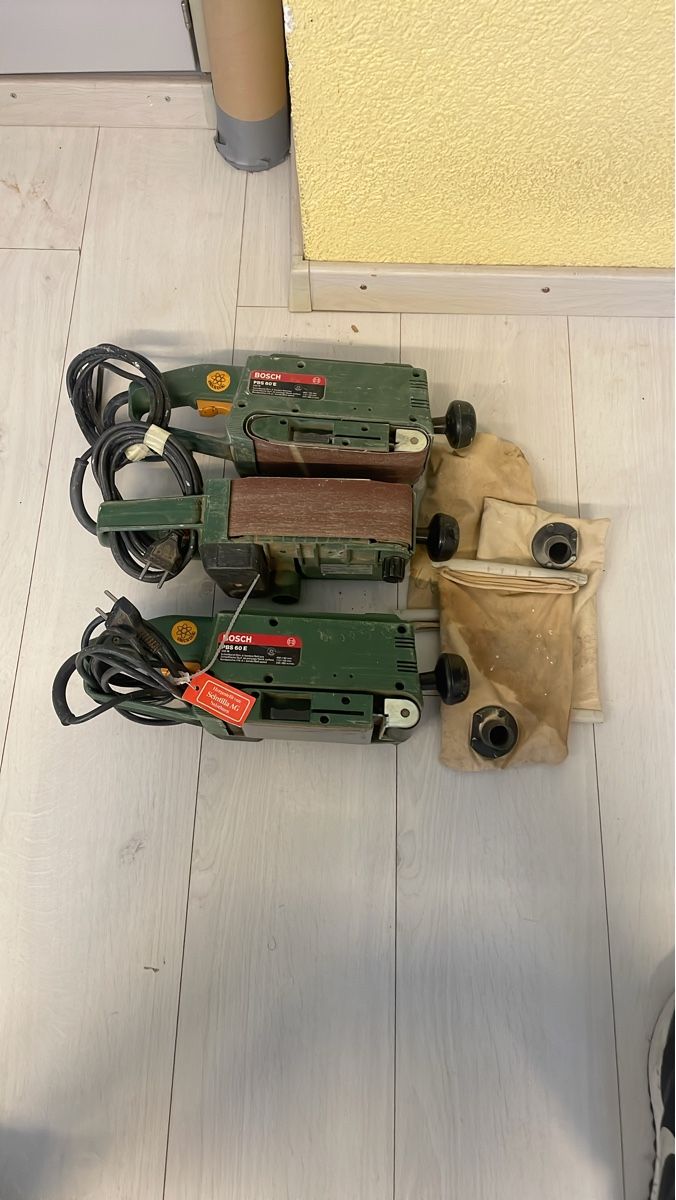 3x Bosch Bandschleifer PBS 60 E - Top Zustand! (Gebraucht) in ...