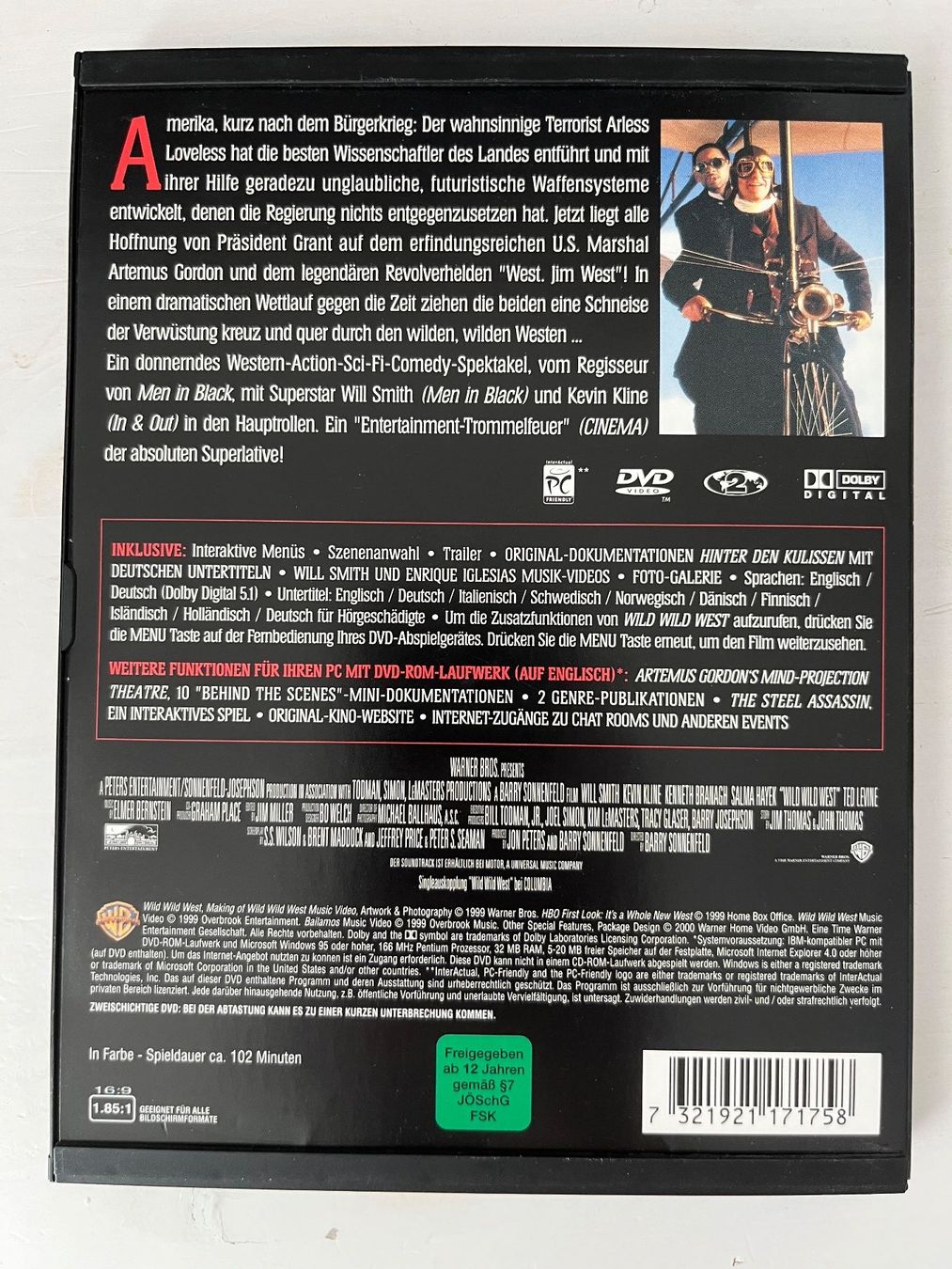 Wild wild West (1999) DVD 📀 - Will Smith (Neu (gemäss Beschreibung)) in ...