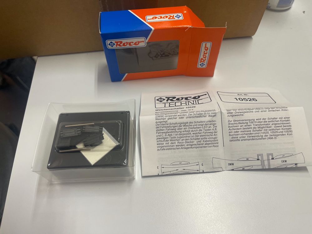 Roco 10526 Weichenschalter 1 stk. mit OVP Neu (Neu und originalverpackt ...