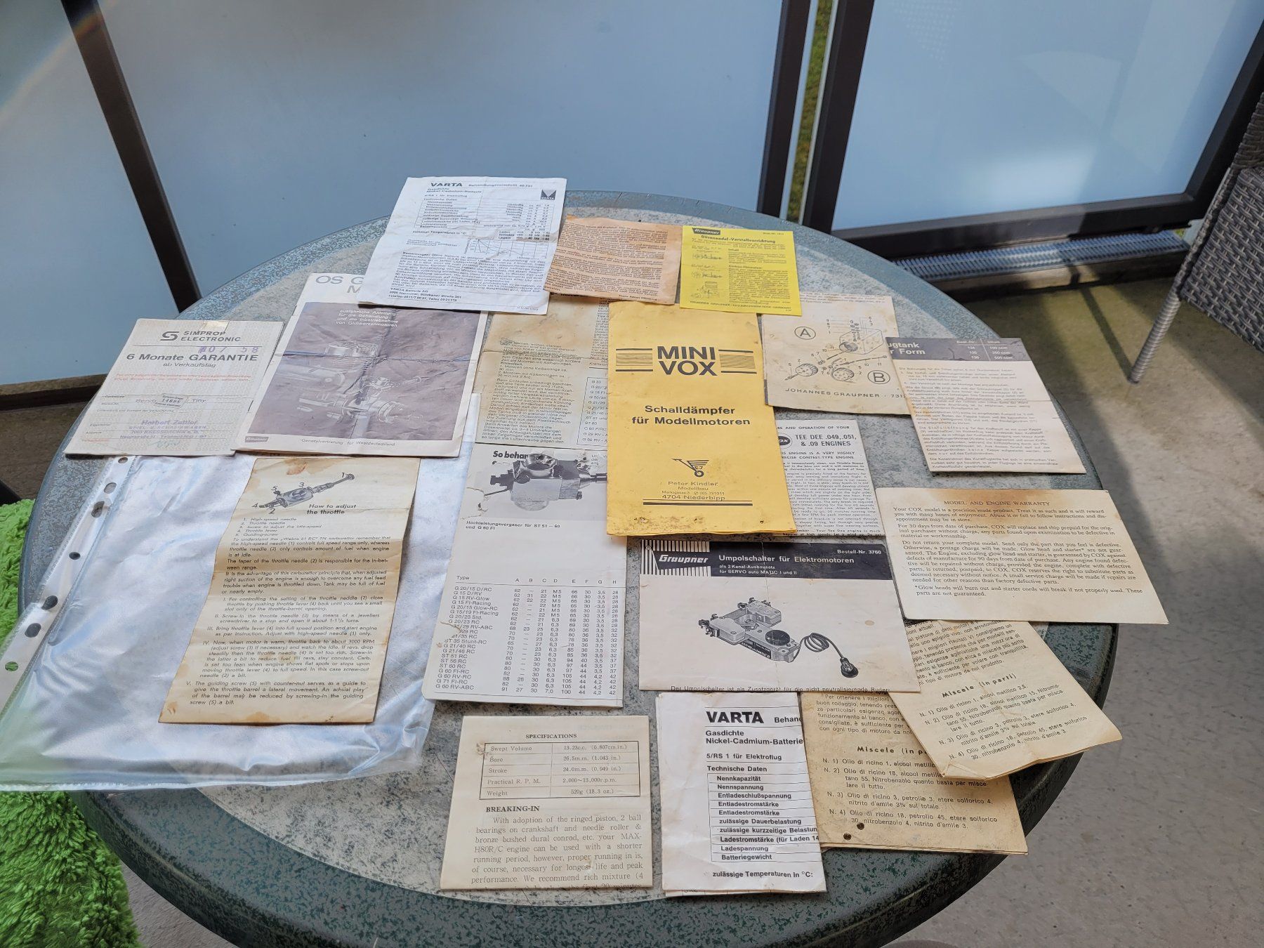 Lot Vintage Anleitungen zu Motoren, ect.... ab 1.- (Gebraucht) in Winterthur für CHF 1 – nur ...