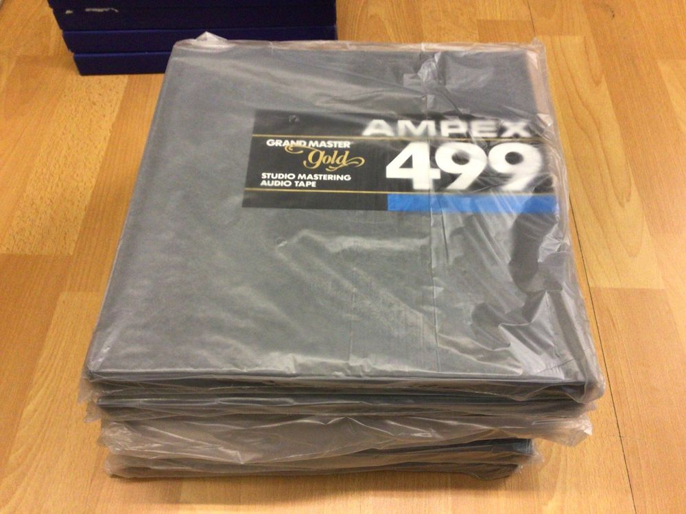 AMPEX GrandMaster Gold 499 1/4" Band NOS (Neu (gemäss Beschreibung)) in ...