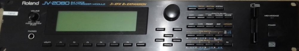 Expanded Roland jv2080 mit vintage synths und keyboard ⁶⁰/⁷⁰ | Kaufen ...