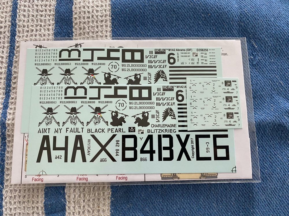 1/35 M1A2 ABRAMS OIF 3RD ACR DECALS (Gebraucht) in MÜHLEDORF/SO für CHF ...