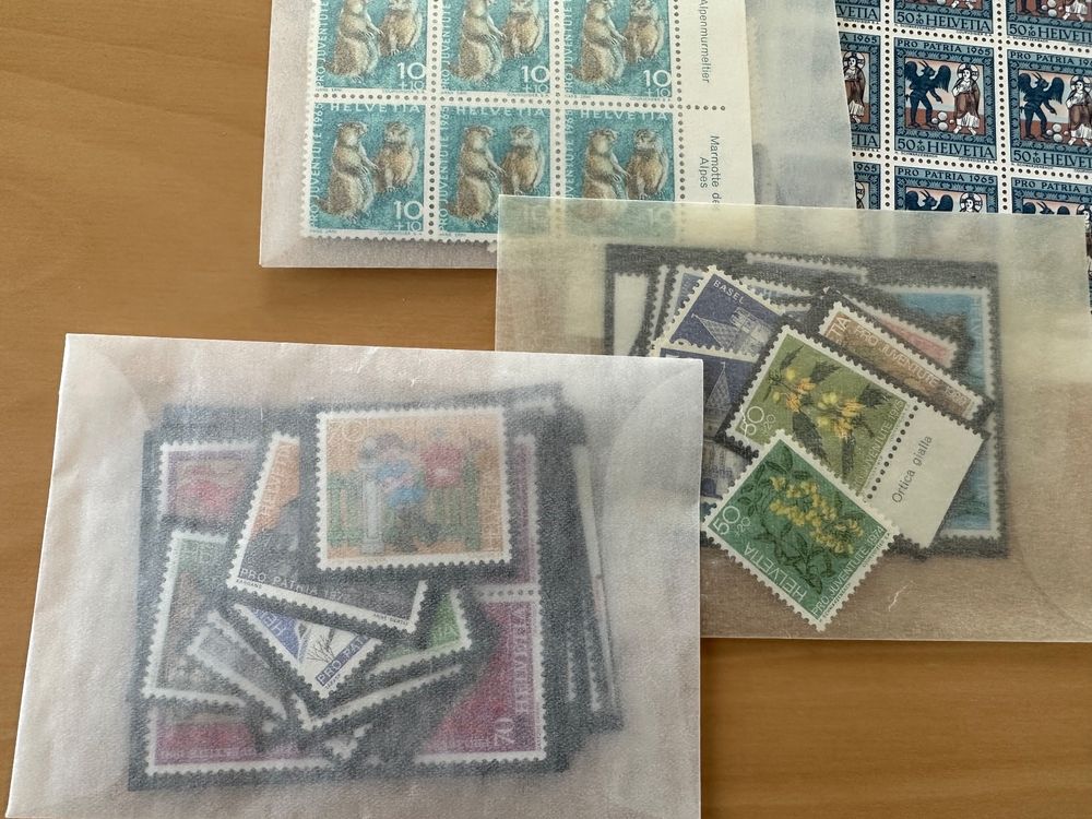 Ungestempelte Briefmarken Schweiz - Frankatur-Wert CHF 200 (Neu (gemäss Beschreibung)) in ...