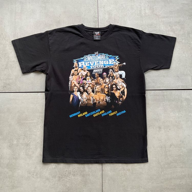2010 Wrestlemania Revenge Tour Smackdown Vintage WWE T-Shirt (Gebraucht ...