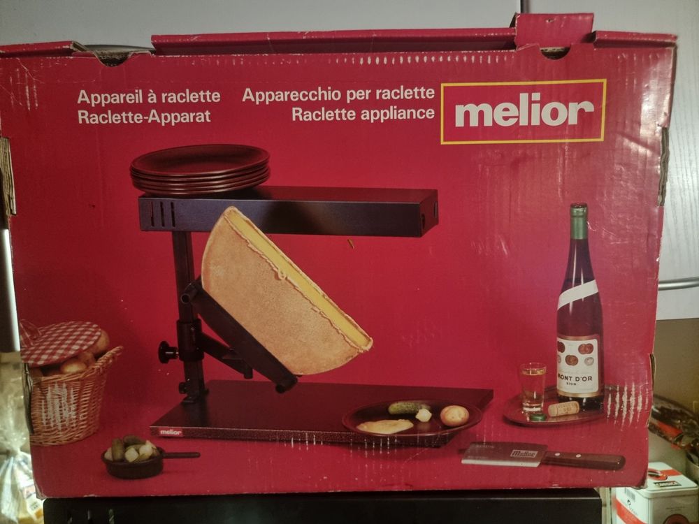 MELIOR Raclette Apparat für halbe Käselaibe | Kaufen auf Ricardo