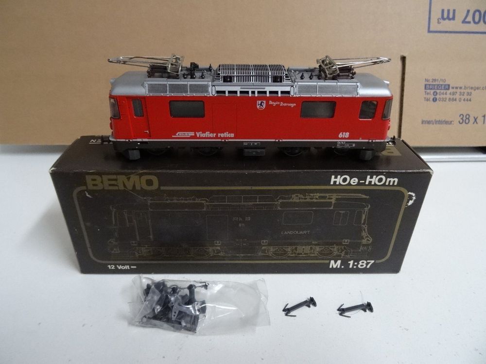 BEMO 1258 18 E-Lok RhB GE 4/4 II Nº 618 | Kaufen auf Ricardo