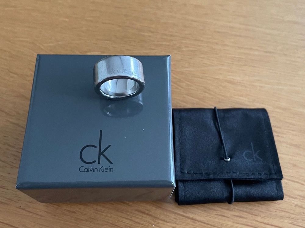 CK Calvin Klein Ring Edelstahl (Gebraucht) in Muttenz für CHF 1 – mit ...