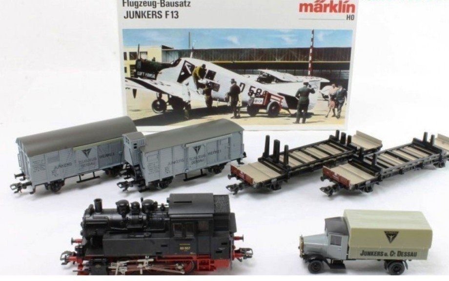 Märklin 2866 H0 Junkers Flugzeug-Transport-Zug, SoMo AC (Gebraucht) in ...