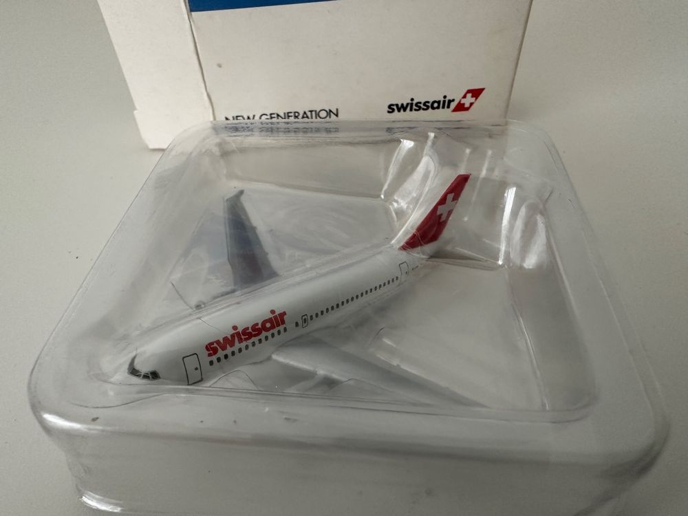 Swissair Airbus A319-100 Flugzeugmodell 1:500 Herpa Wings (Gebraucht) in Eglisau für CHF 8 – mit ...