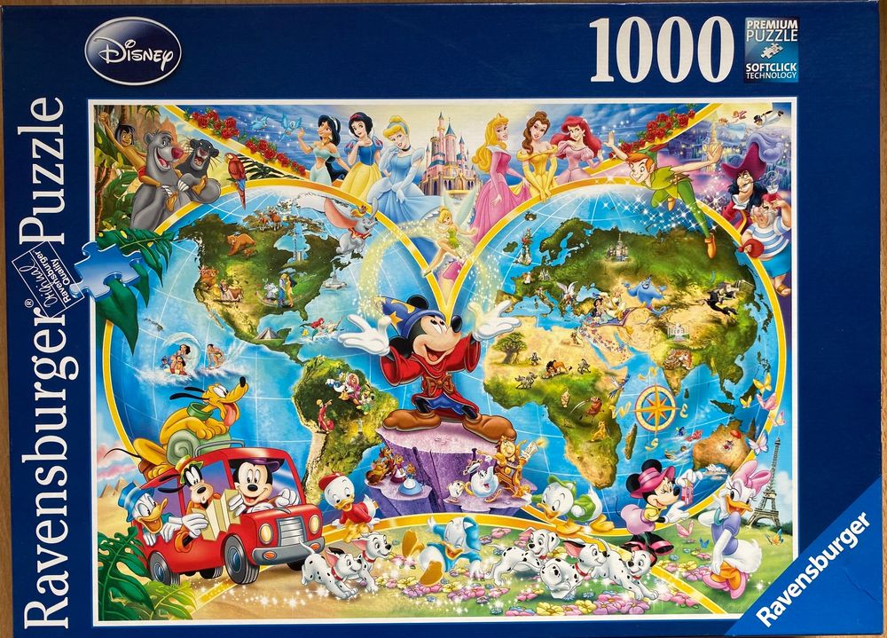 Ravensburger Puzzle Disney‘s Weltkarte | Kaufen auf Ricardo