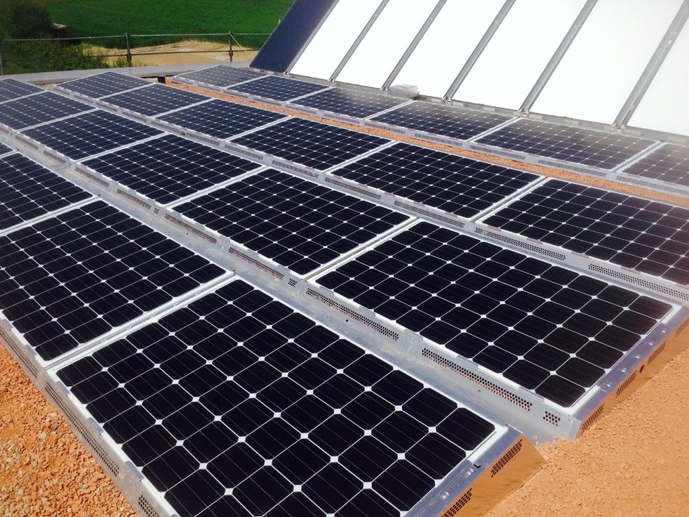 Photovoltaikanlage 6.48kWp für ein Flachdach (occasion) (Gebraucht) in Schwarzenburg für CHF ...