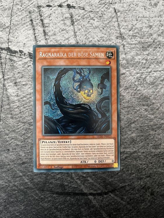 Ragnaraika der böse Samen (LEDE-DE013), Secret Rare (Gebraucht) in Gränichen für CHF 16.5 – mit ...