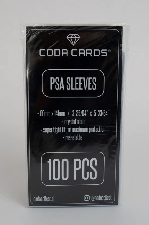 CODACOLLECT 100x PSA SLEEVES PSA GRADED CARDS PROTECTION (Neu und ...