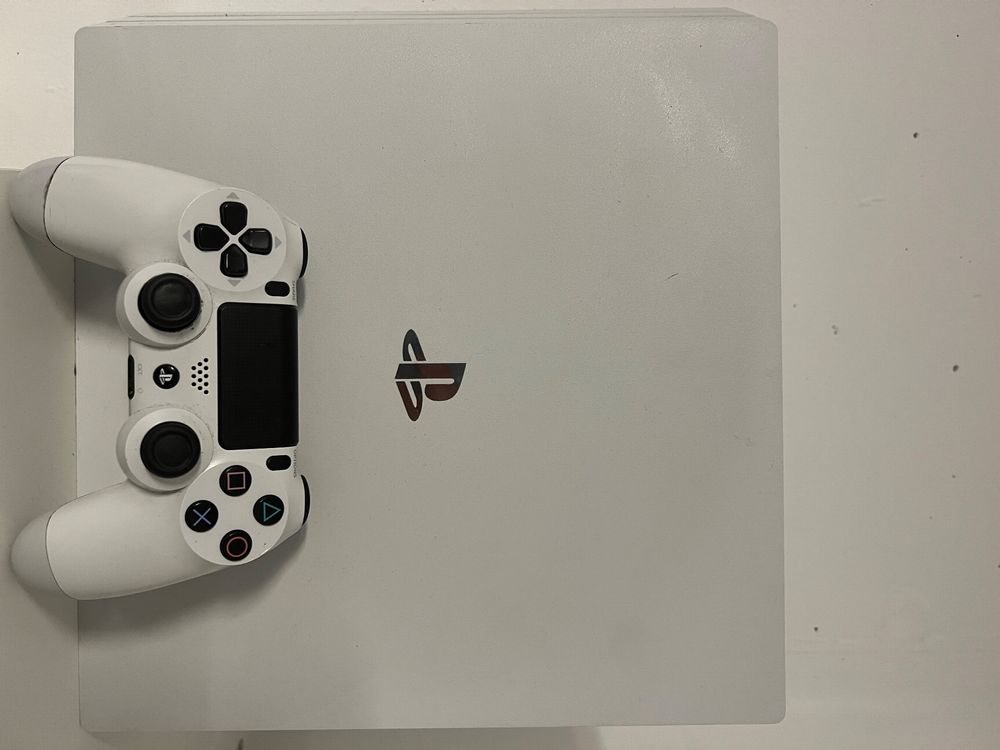 PS4/ Sony Playstation 4 Pro 1TB CUH-7016B + Controller weiss | Kaufen ...