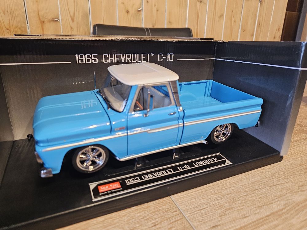 65'Chevrolet C10 Lowrider Pick Up 1:18 (Neu (gemäss Beschreibung)) in ...