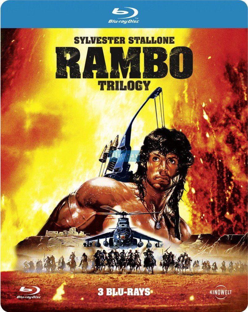 Rambo Trilogy (1982-1988) UNCUT/Steelbook/Silvester Stallone (Gebraucht ...