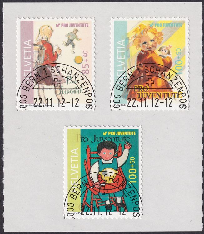 2012, PJ J406a-J408a Serie mit ET-Halbmond, tadellos (Gebraucht) in ...